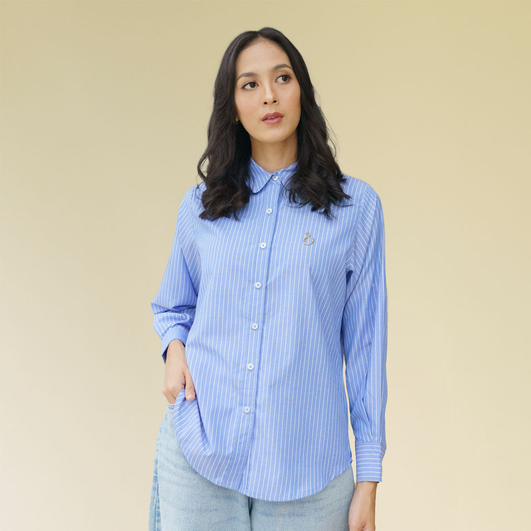 Athaya Top Stripe Blue – Jenna and Kaia