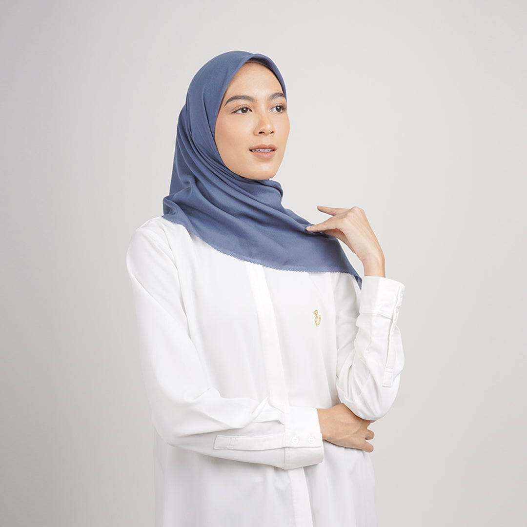 Plain Scarf Moonlight Blue – Jenna and Kaia